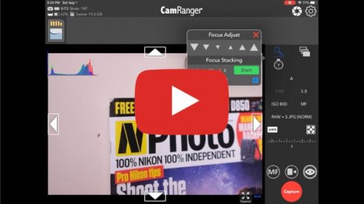 How to do focus stacking with the CamRanger