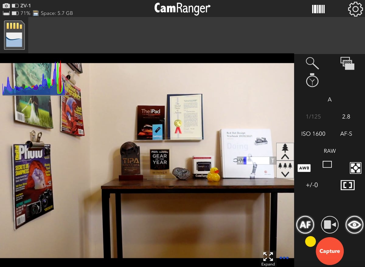 Remotely Zoom Lens - CamRanger
